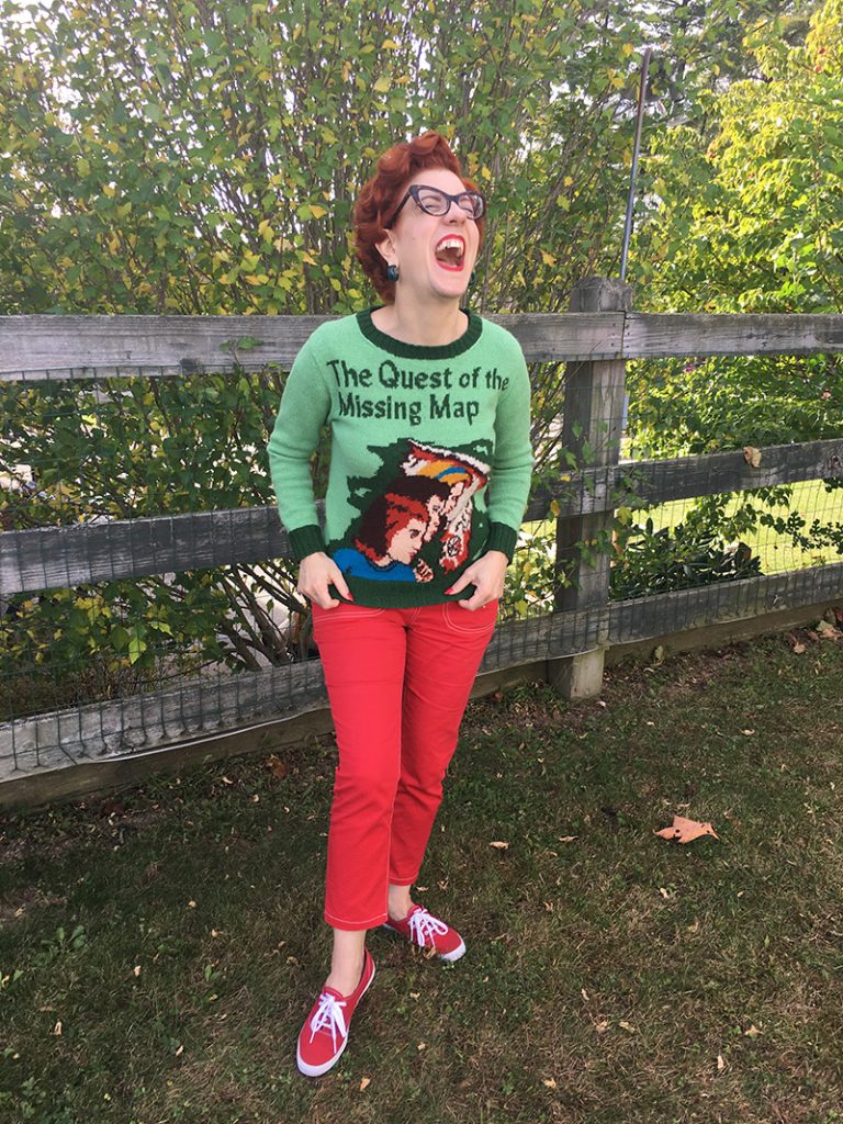 Nancy Drew and the Clue in the Epic Sweater - Tasha Could Make That